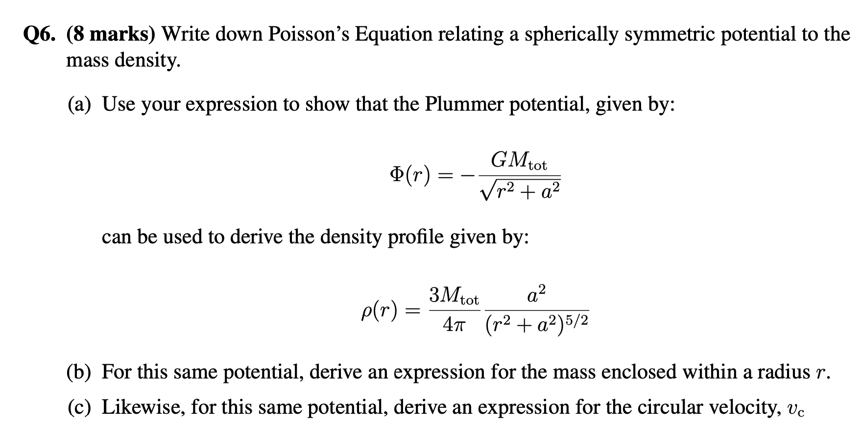 Solved 26. (8 marks) Write down Poisson's Equation relating | Chegg.com