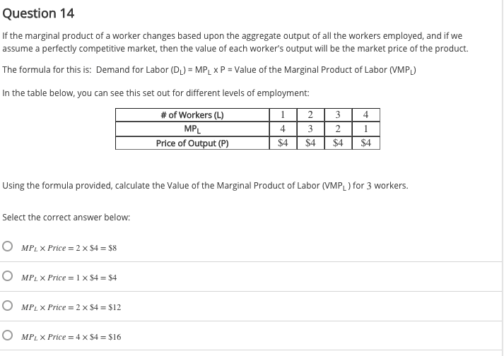 Solved Using the data provided in the table below, assuming | Chegg.com