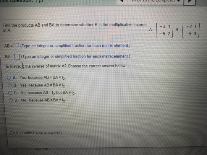 Solved Solve the linear system using an inverse matrix. -4x | Chegg.com