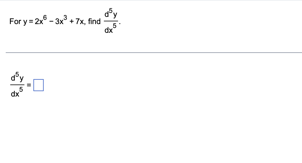 Solved Find t(4)(n) for the function t(n)=5n−1/5+2n6/5 | Chegg.com