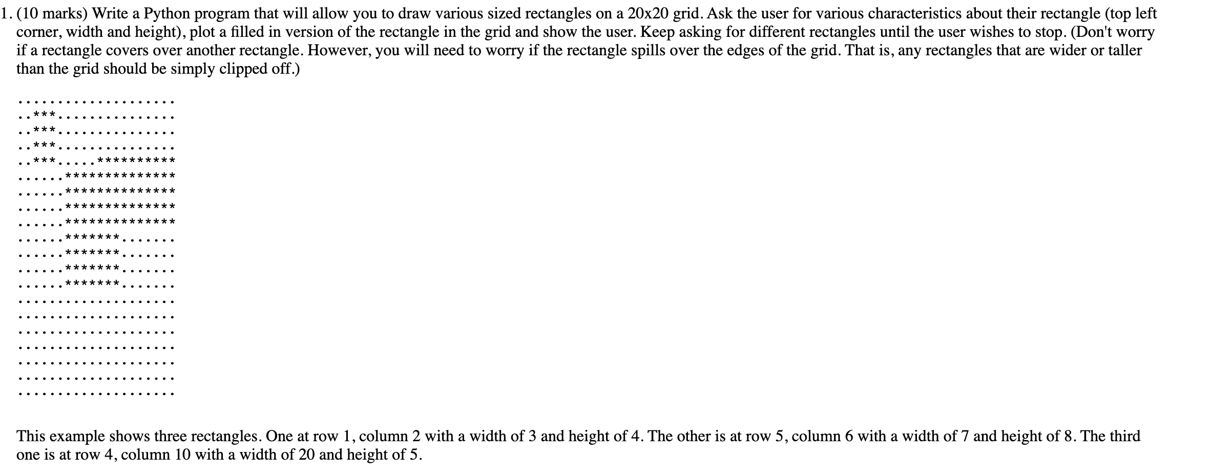 1 10 Marks Write A Python Program That Will Allow 1817
