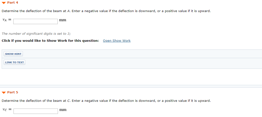 Solved The simply supported beam consists of a W410 × 85 | Chegg.com