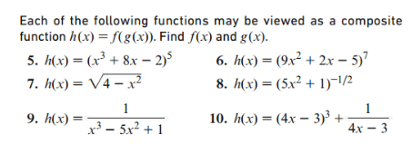Solved Each of the following functions may be viewed as a | Chegg.com