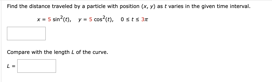 Solved Find the distance traveled by a particle with | Chegg.com