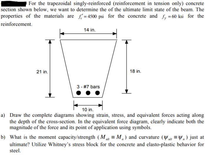 Solved Question 1 The Reinforced Concrete Beam Shown - vrogue.co Solved Question 1 The Reinforced Concrete Beam Shown - vrogue.co