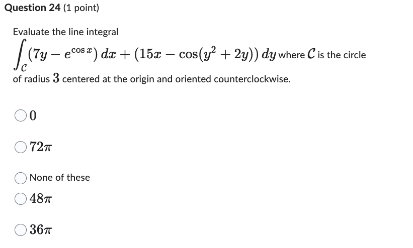 Solved Evaluate the line integral | Chegg.com
