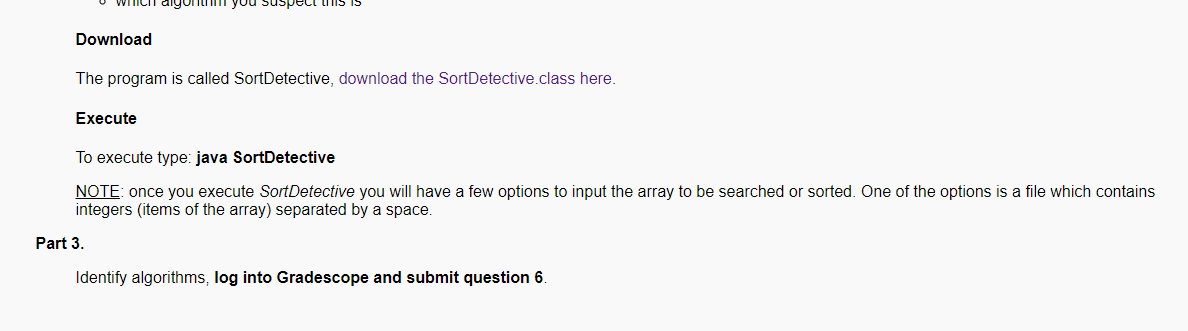 Solved Sort Detective - 65 course points This assignment | Chegg.com