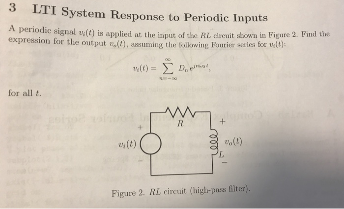Solved A periodic signal v_i(t) is applied at the input of | Chegg.com