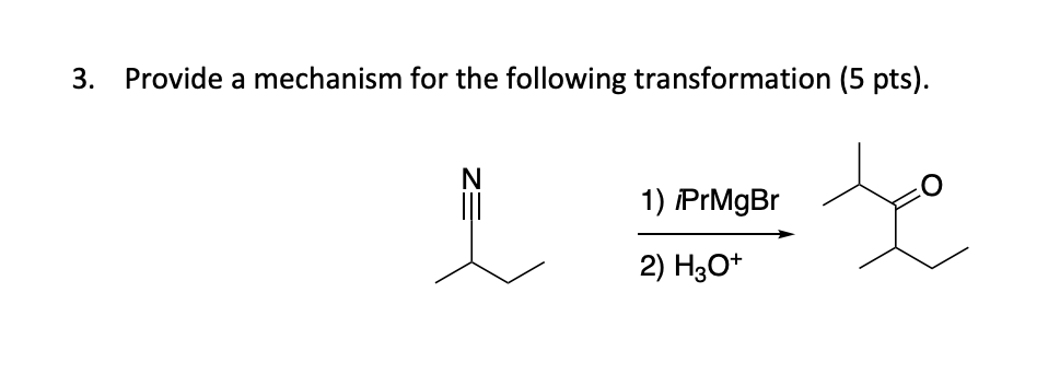 Solved 3. Provide a mechanism for the following | Chegg.com