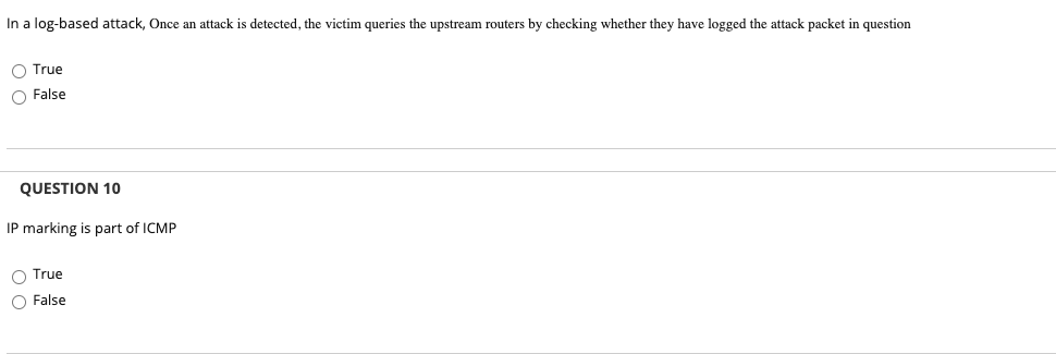 Solved In a log-based attack, Once an attack is detected, | Chegg.com