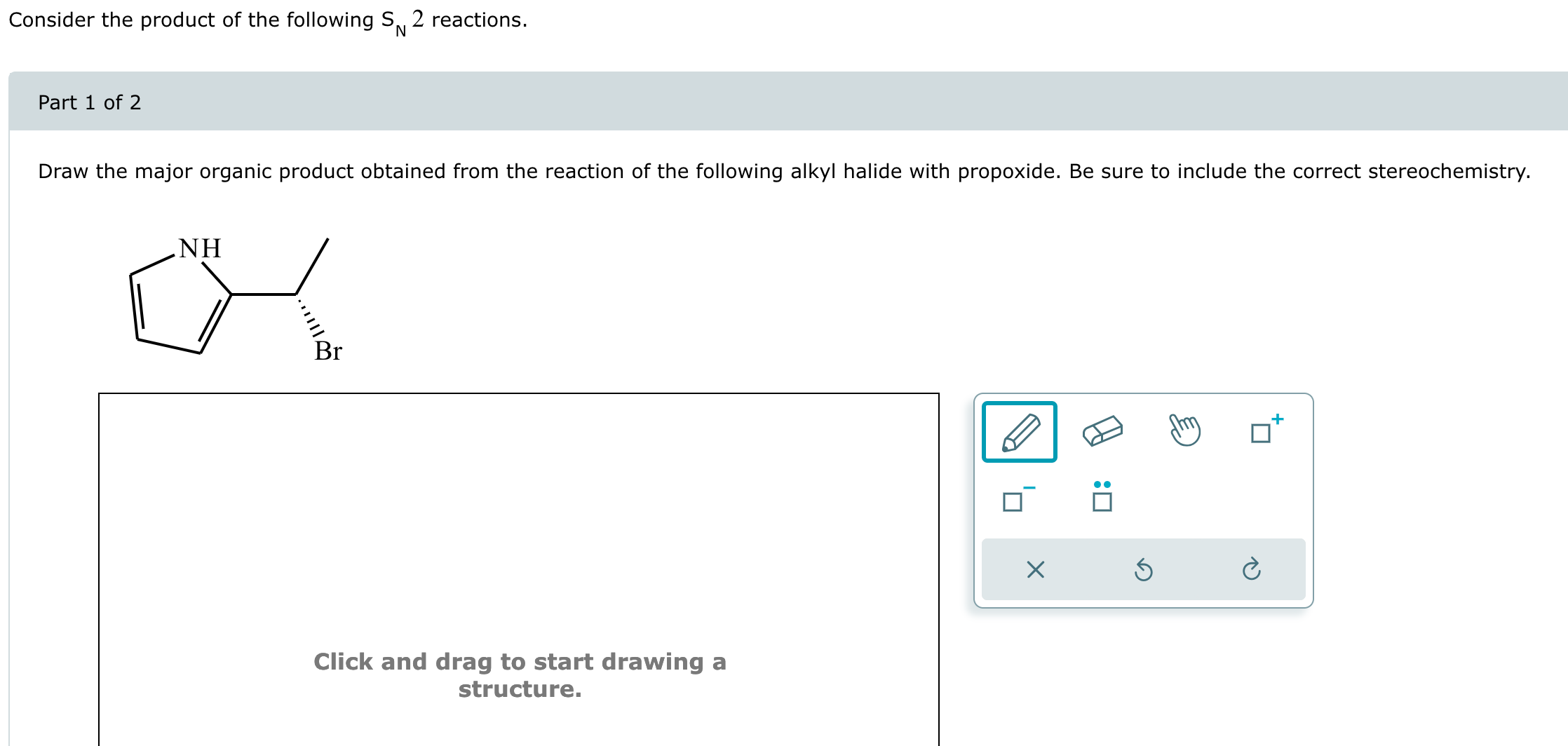 Solved Consider the product of the following SN2 | Chegg.com