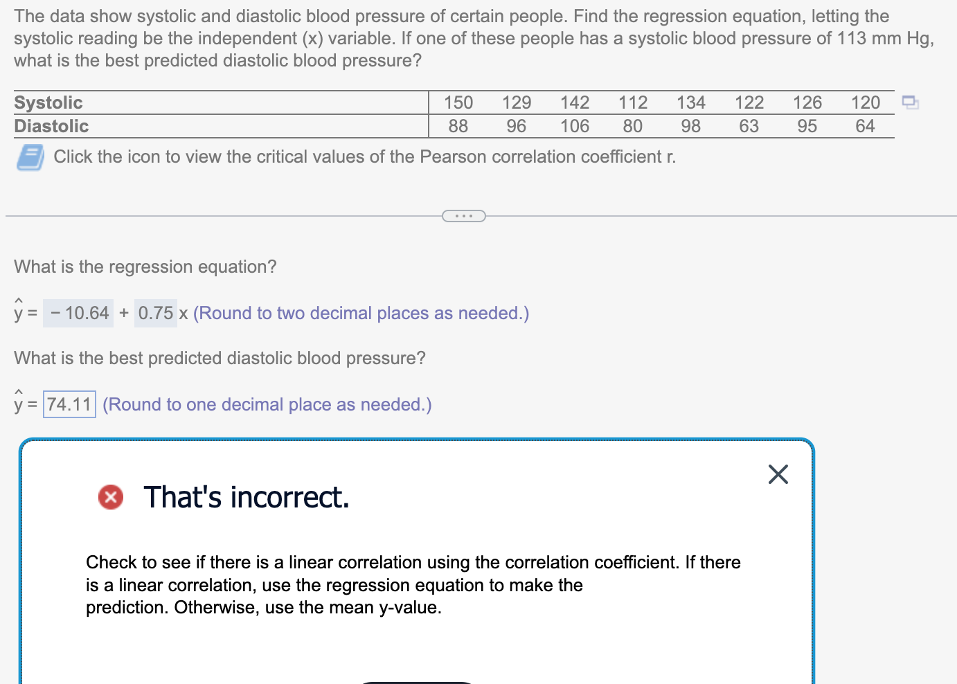 Solved Hello! Please help me figure out the best predicted | Chegg.com