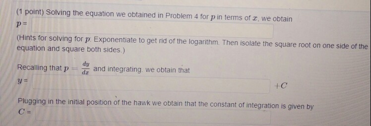 Solved is problem set, please click here (1 point) Suppose | Chegg.com