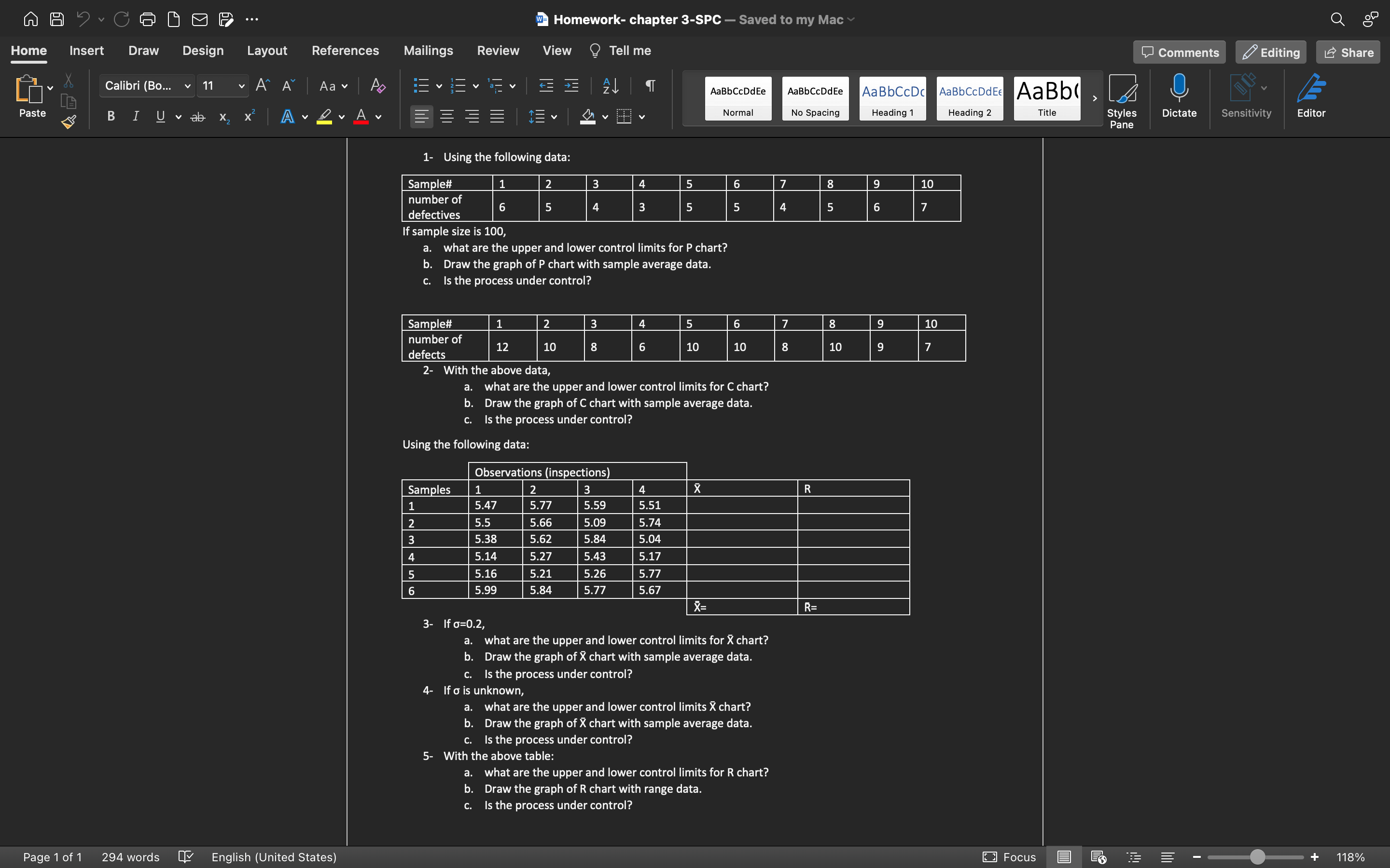 Solved Using the following data: Sample# 1 2 3 4 5 6 7 8 9 | Chegg.com