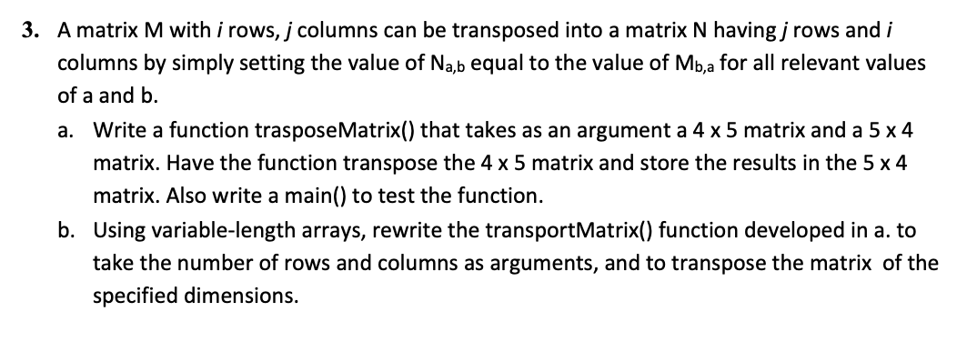 Solved Description: Complete the following C programming | Chegg.com