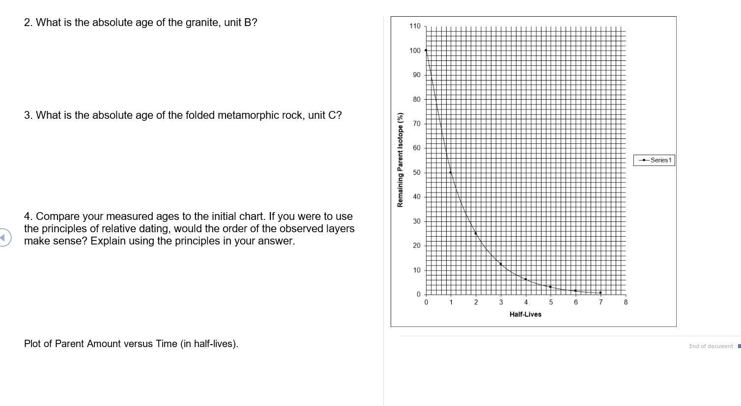 Solved decay. To determine the age of an unknown rock, you | Chegg.com