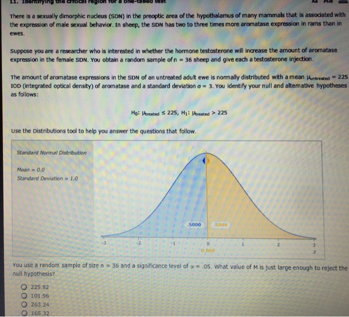Solved There is a sexually dimorphic nucleus (SDN) in the | Chegg.com