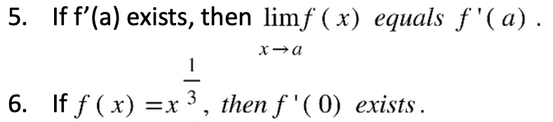 Determine whether each statement is true or false.5. | Chegg.com