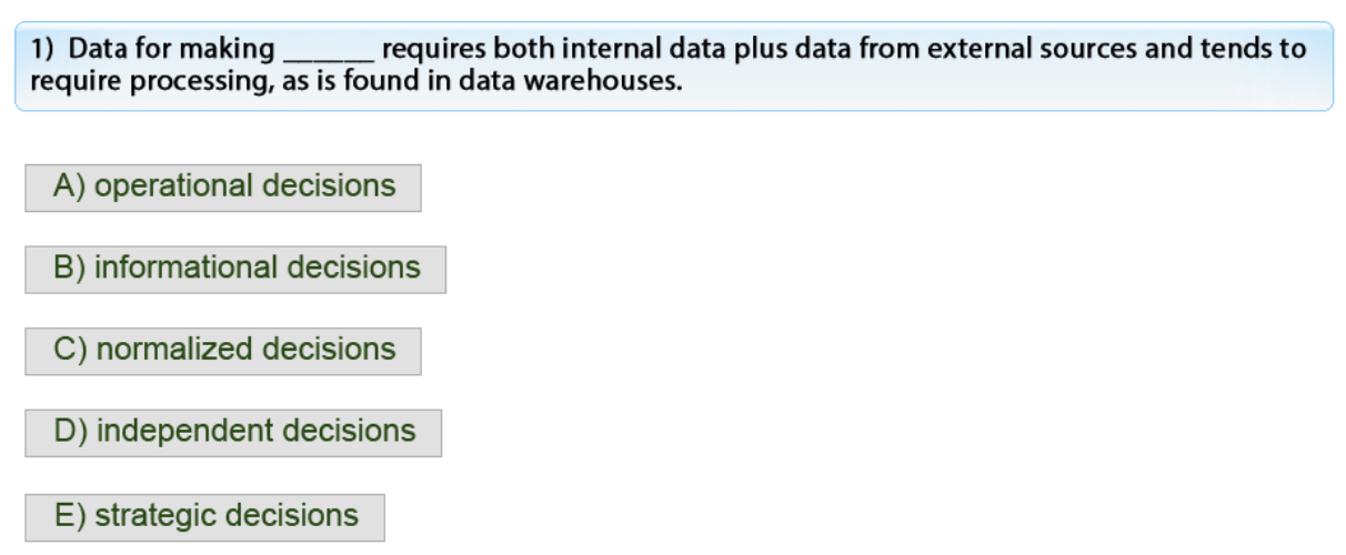 Solved 1) Data for making requires both internal data plus | Chegg.com