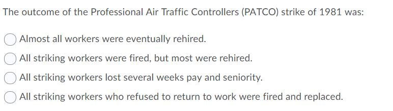 Solved The outcome of the Professional Air Traffic | Chegg.com