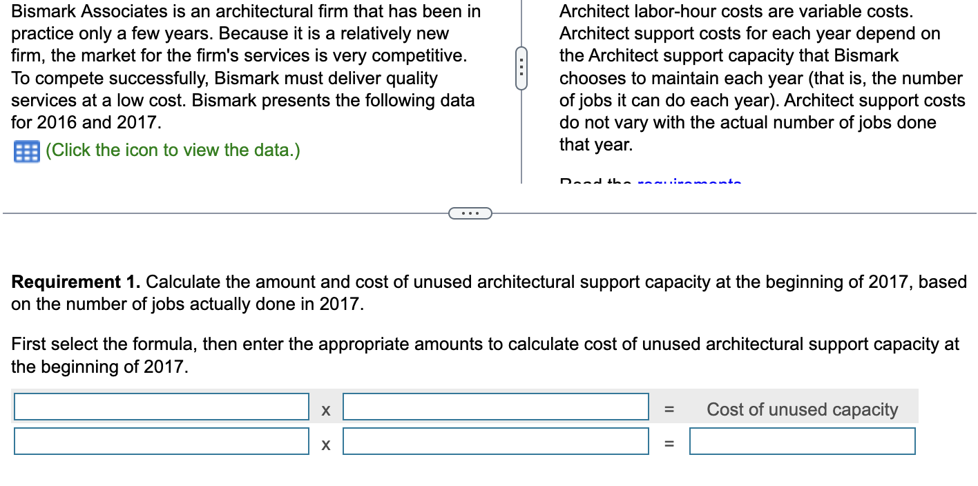 Requirement 1. Calculate the amount and cost of | Chegg.com