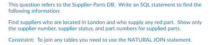 Solved Write SQL command with the following requirement, | Chegg.com