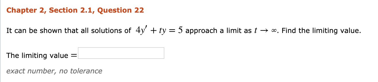 Solved Chapter 2, Section 2.1, Question 22 It can be shown | Chegg.com