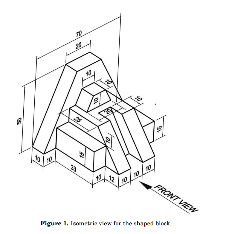 Using the drawing board and for the isometric view | Chegg.com