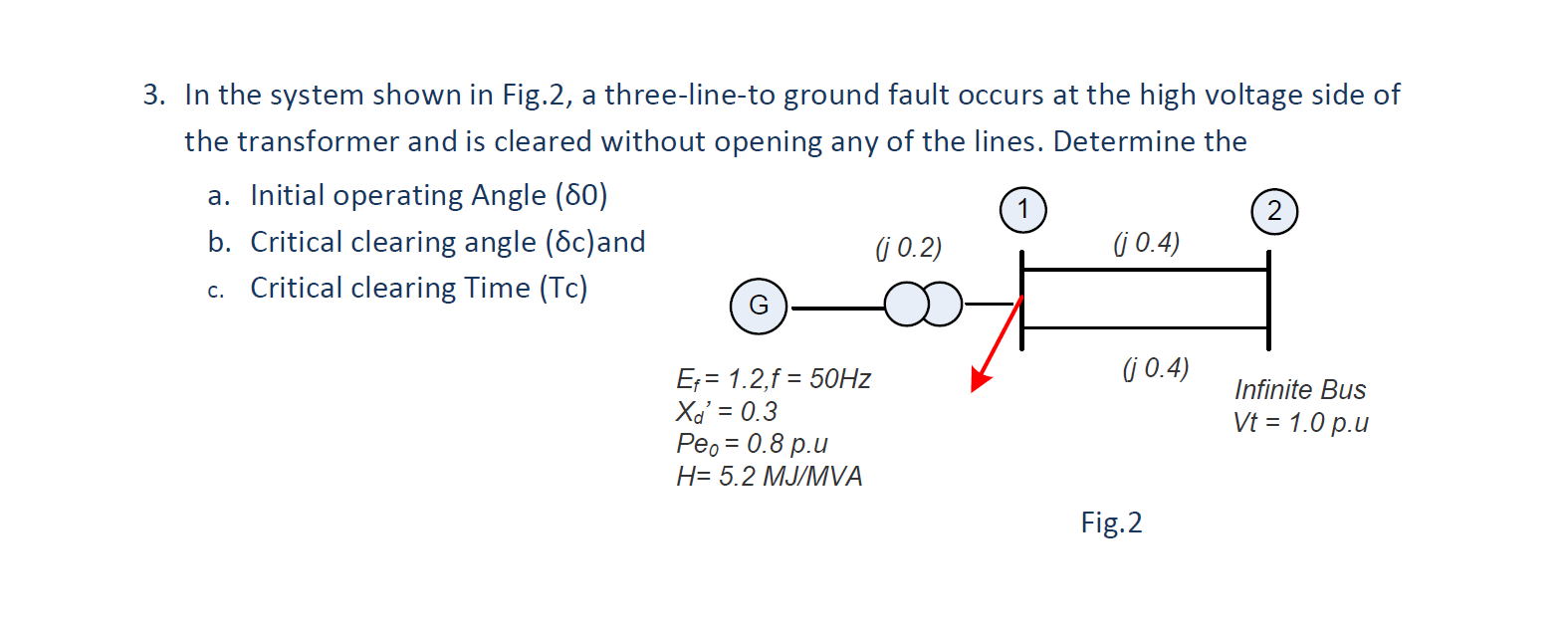 Solved 3. In the system shown in Fig.2, a three-line-to | Chegg.com