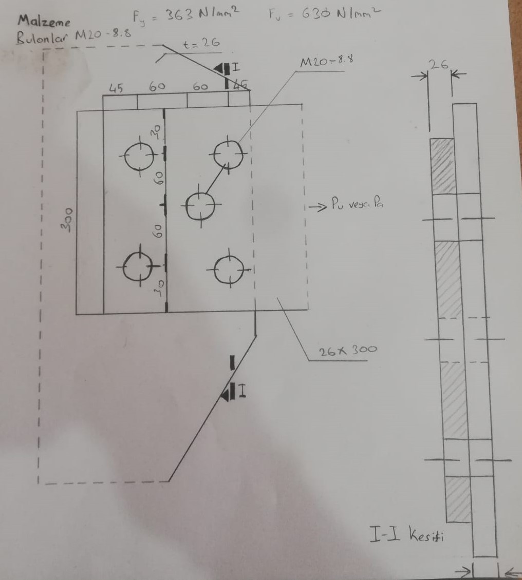 Solved The tension element with 14×200 cross-section | Chegg.com