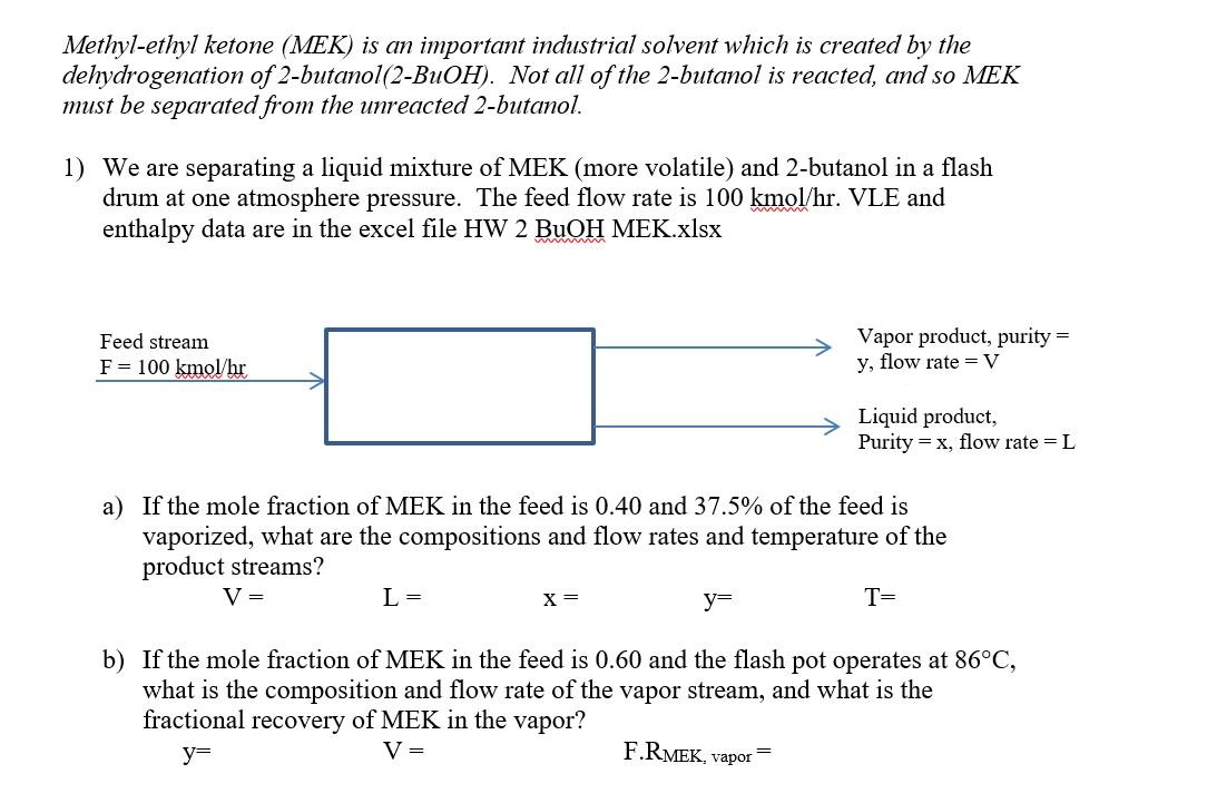 Conceptual Design Of Methyl Ethyl Ketone Production Via, 50% OFF