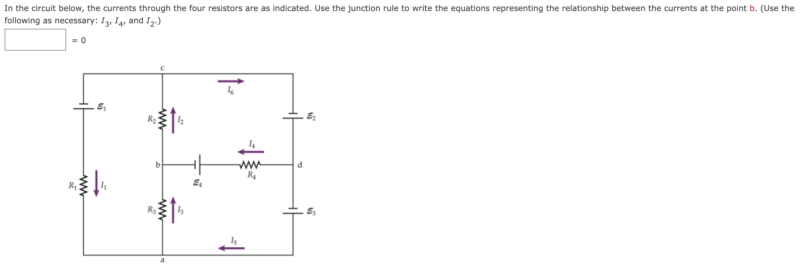 Solved following as necessary: I3,I4, and I2.) =0 | Chegg.com Solved following as necessary: I3,I4, and I2.) =0 | Chegg.com