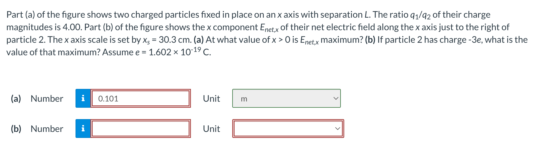 Solved art (a) of the figure shows two charged particles | Chegg.com