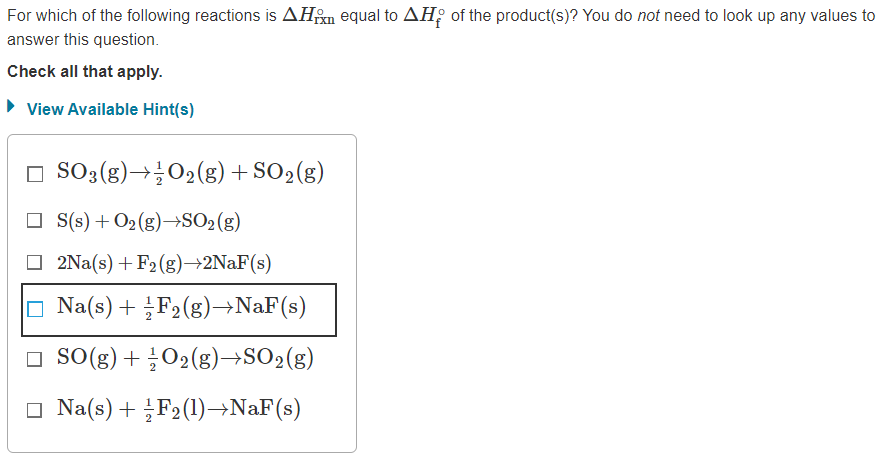 Solved The standard heat of formation, ΔHf∘, is defined as | Chegg.com