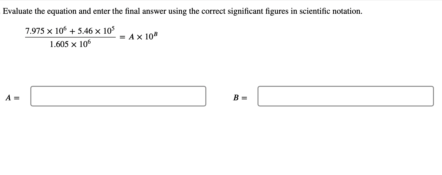 Solved Evaluate the equation and enter the final answer | Chegg.com