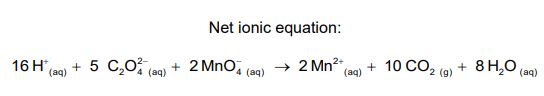 Solved A) Iron (II) in an aqueous solution can be | Chegg.com
