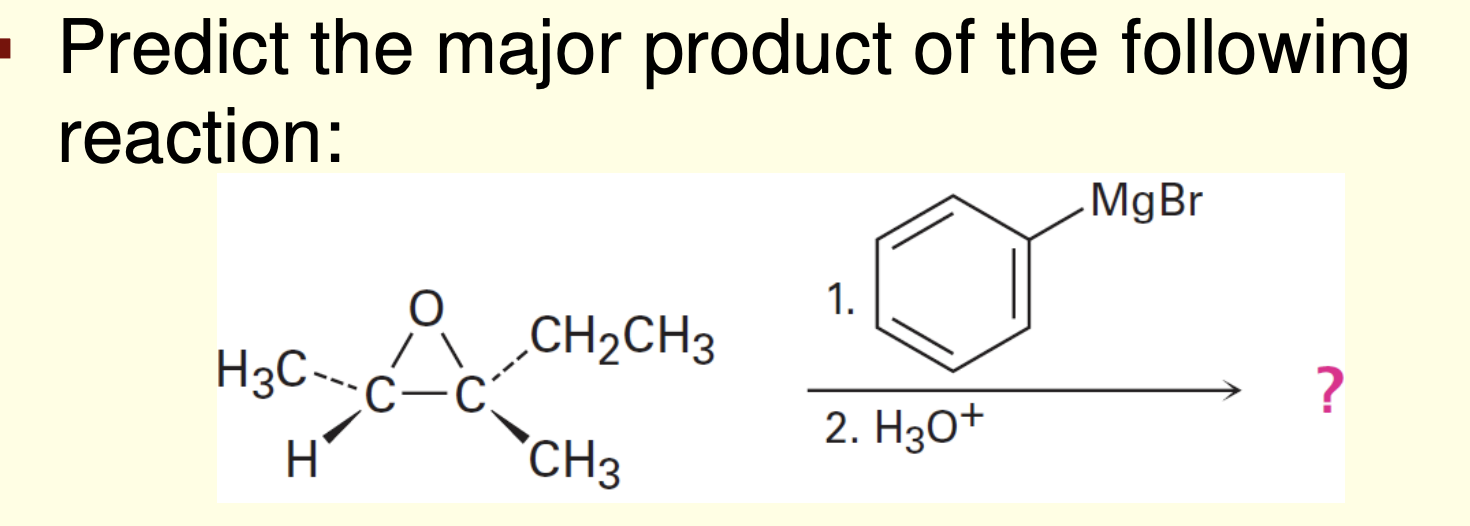 Solved Predict the major product of the following reaction: | Chegg.com