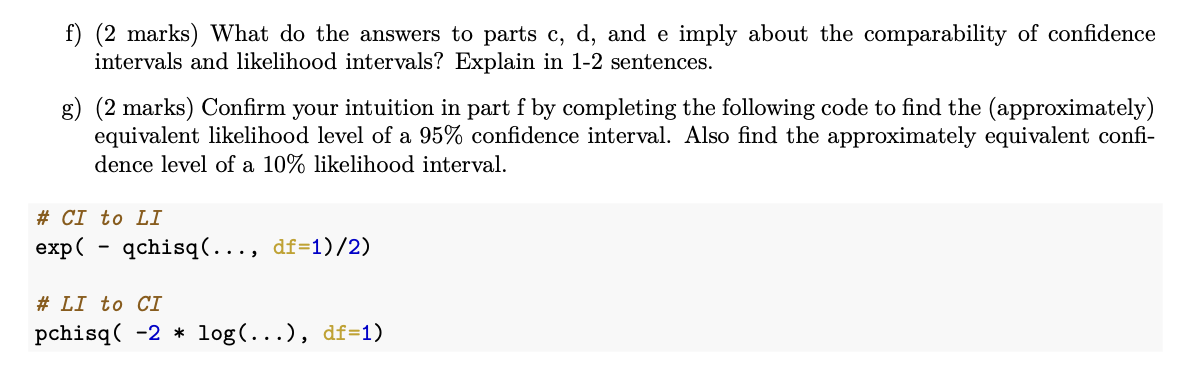 Solved [16 marks total] For the following data. set. seed | Chegg.com