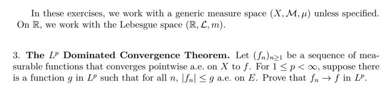 Solved In these exercises, we work with a generic measure | Chegg.com