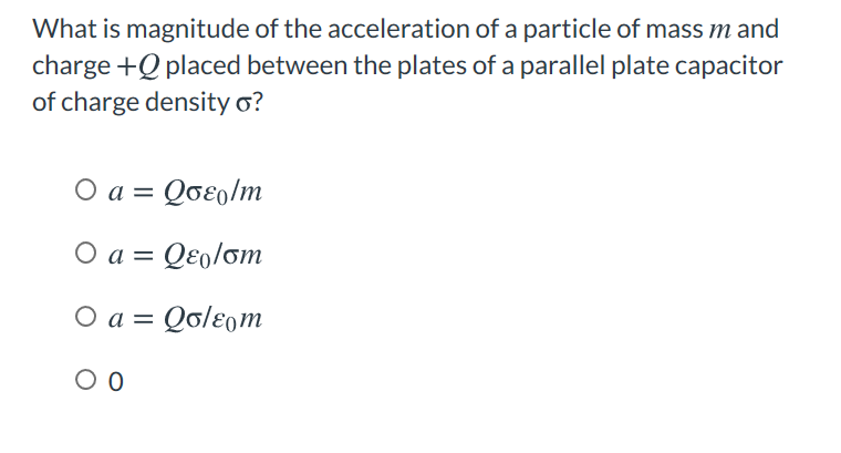 Solved What is magnitude of the acceleration of a particle | Chegg.com