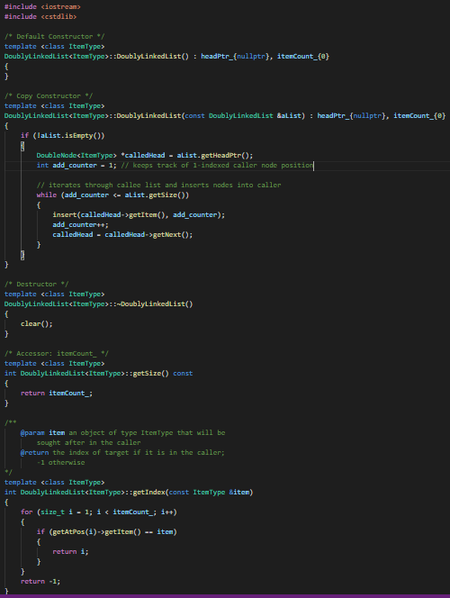Solved C++. Your objective for this project is to implement | Chegg.com