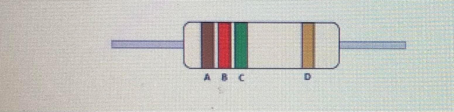 Solved Using the color bands determine the value of the | Chegg.com