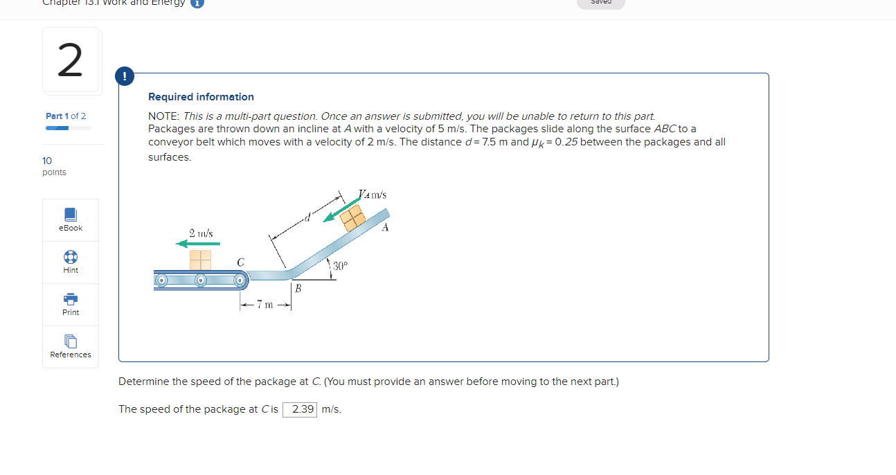Solved Required information NOTE: This is a multi-part | Chegg.com