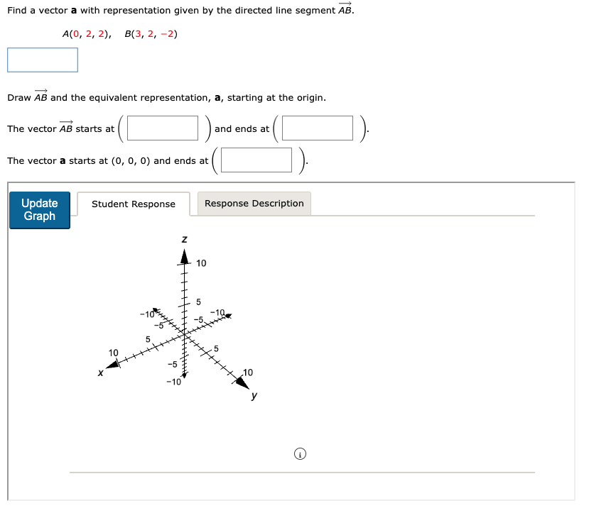 Solved Find a vector a with representation given by the | Chegg.com