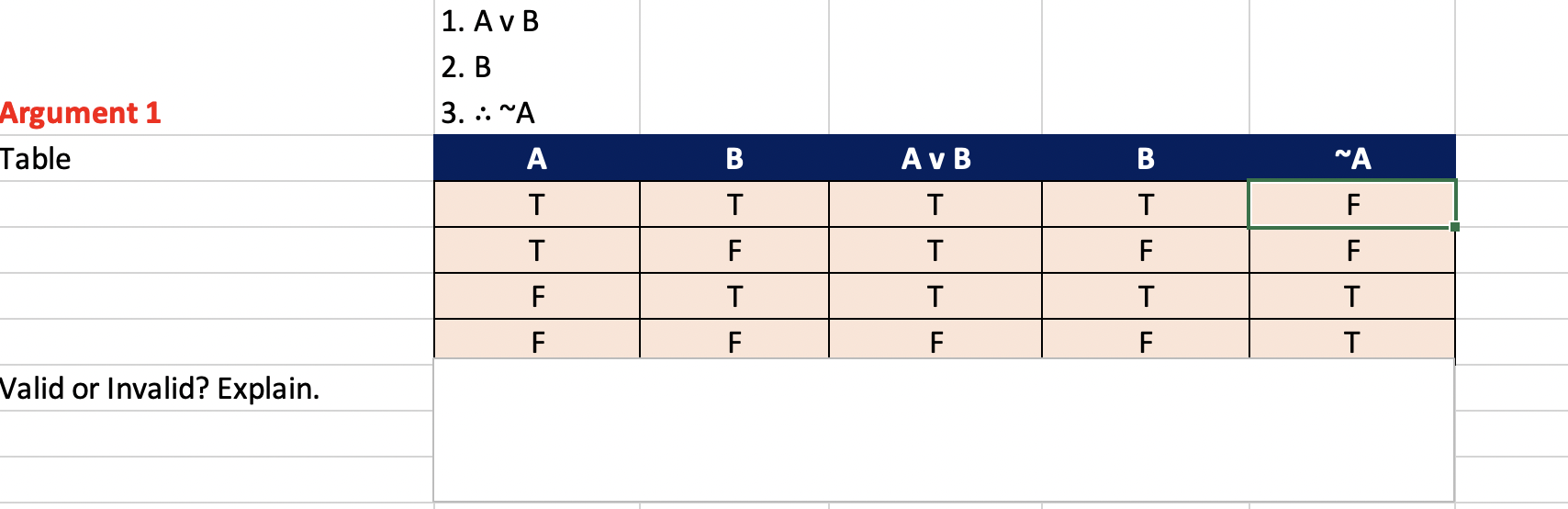 Valid or Invalid? Explain. Valid or Invalid? | Chegg.com