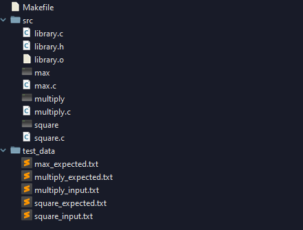 Solved Modify the makefile to build multiply, square, max | Chegg.com