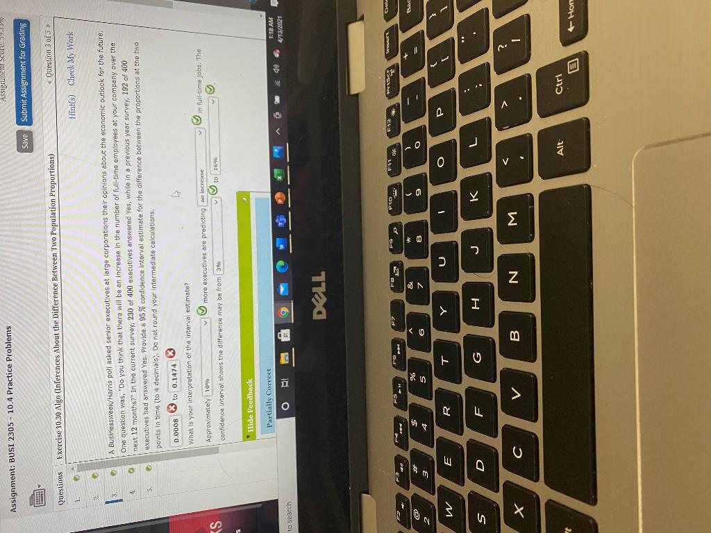 Solved Assignment: BUSI 2305 - 10.4 Practice Problems | Chegg.com