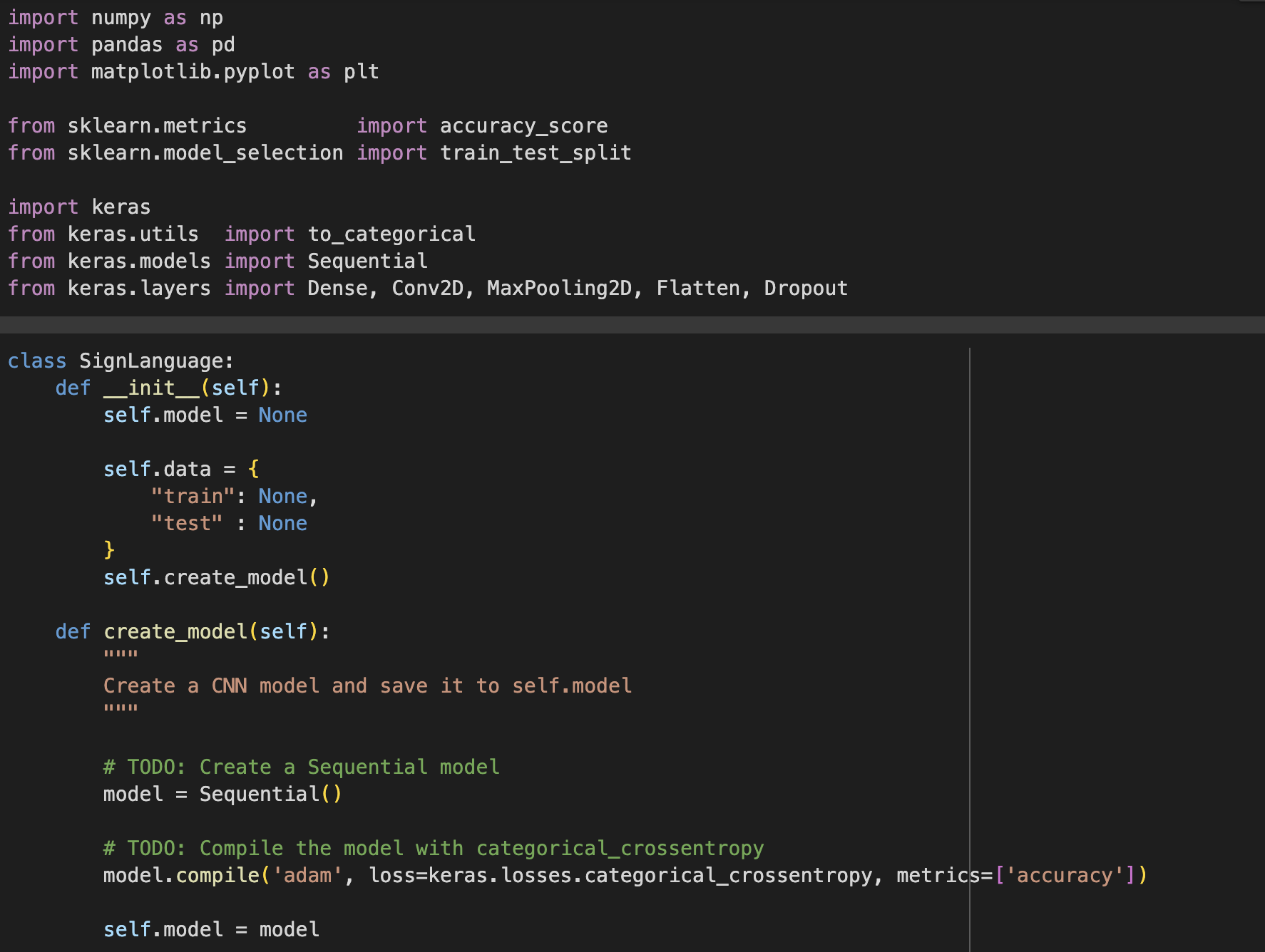 Solved The objective of this homework is to build a hand | Chegg.com