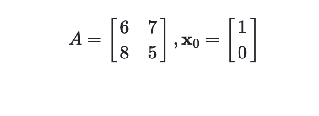 Solved Given Information We are given with a matrix A and | Chegg.com