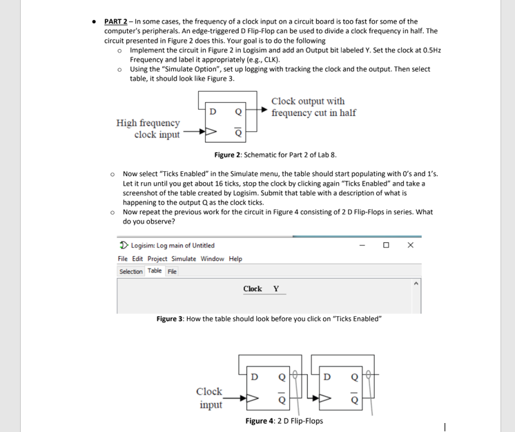 Solved PART 2 - ﻿In some cases, the frequency of a clock | Chegg.com